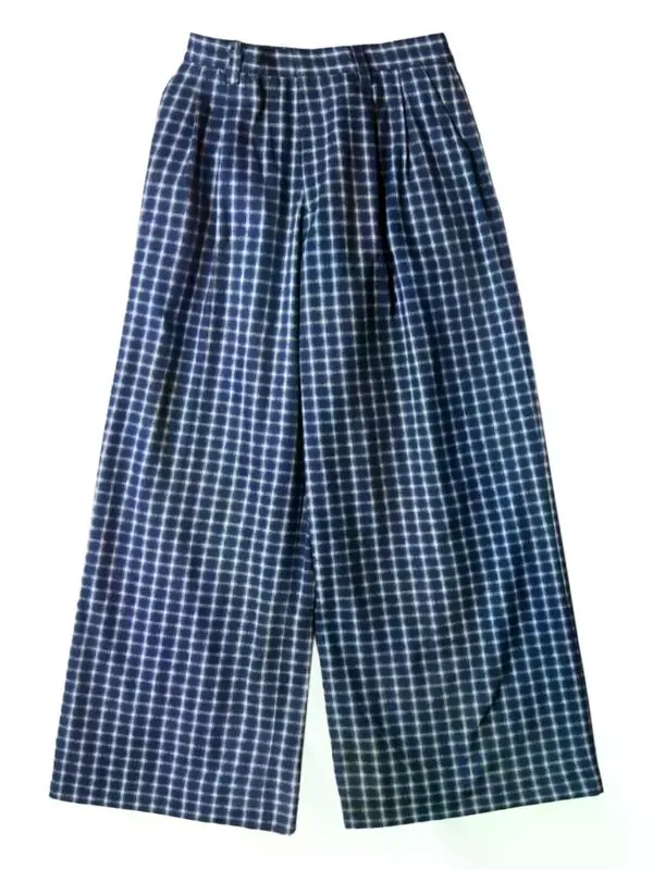 ERL Check Pleated Trousers