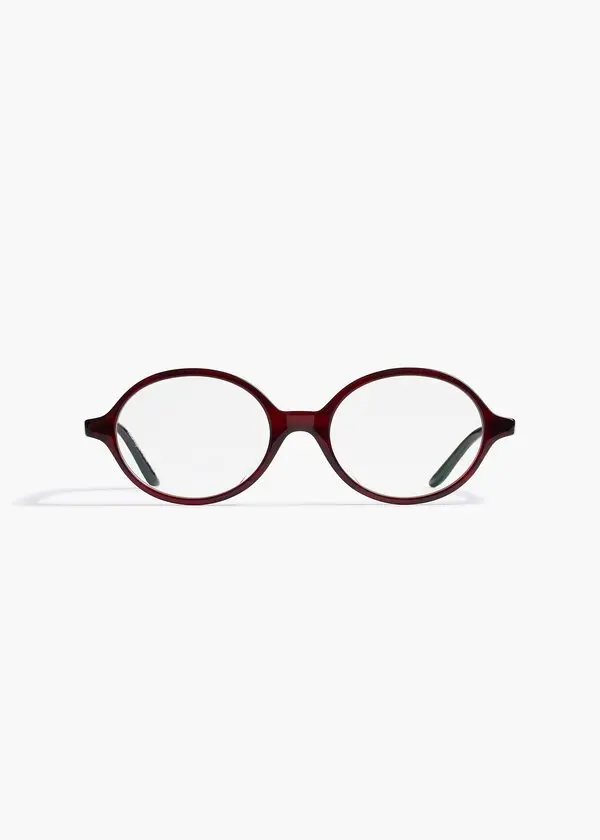 Khaite X Oliver Peoples 2000rx Eyeglasses - Bordeaux Bark
