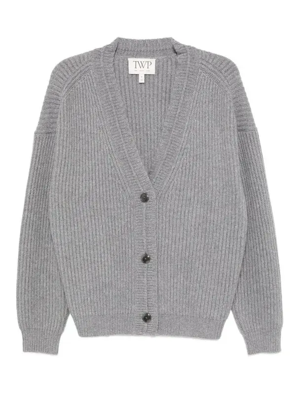 TWP Ribbed Cashmere Cardigan