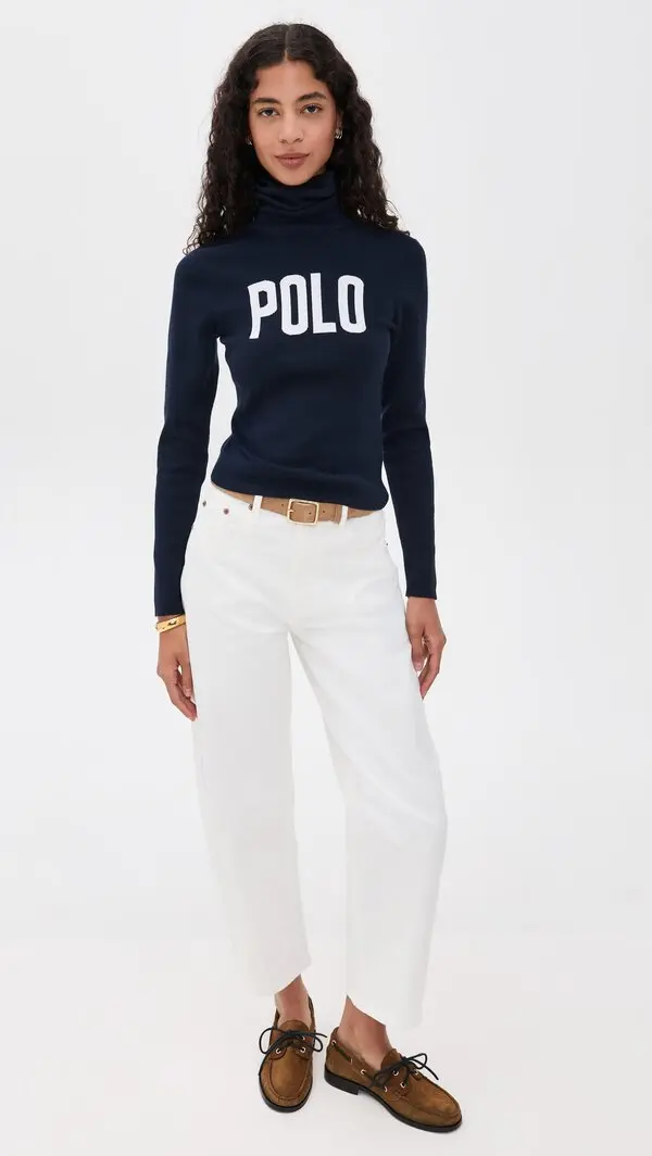 Polo Ralph Lauren Logo Turtleneck