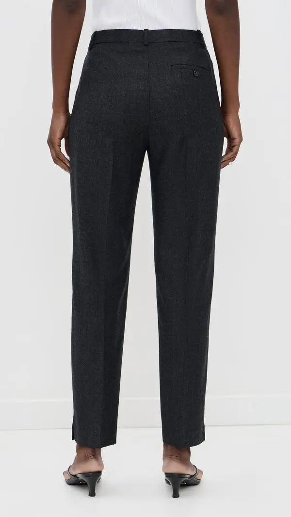 Theory Tapered High-waist Trousers