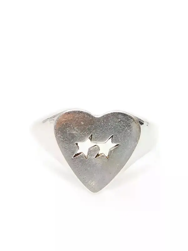 TWOJEYS Icon Heart Signet Ring - Silver