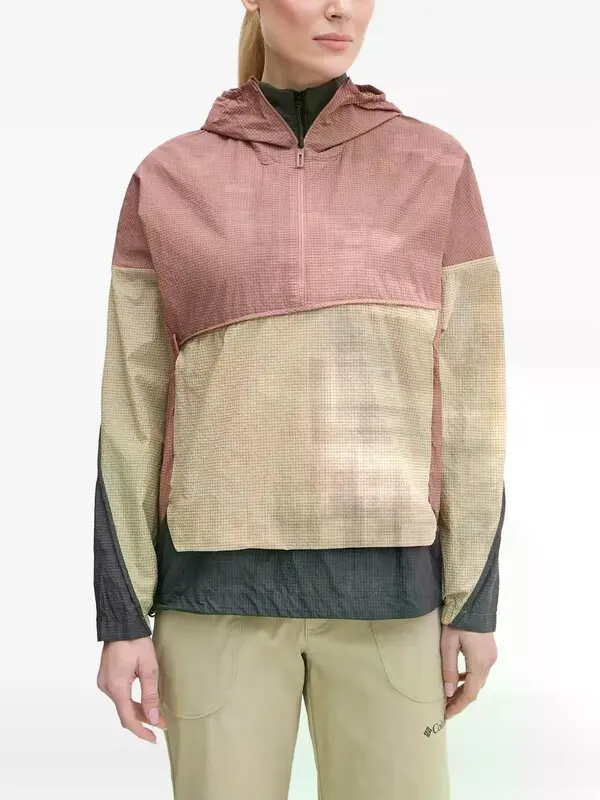 Adidas Xploric Wind Grid-pattern Hooded Jacket