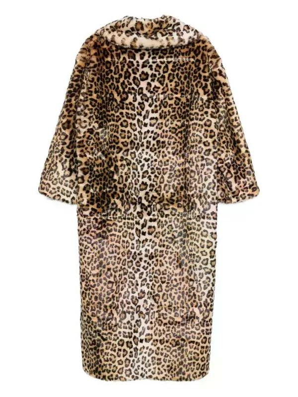 Vivetta Leopard-print Faux Fur Coat