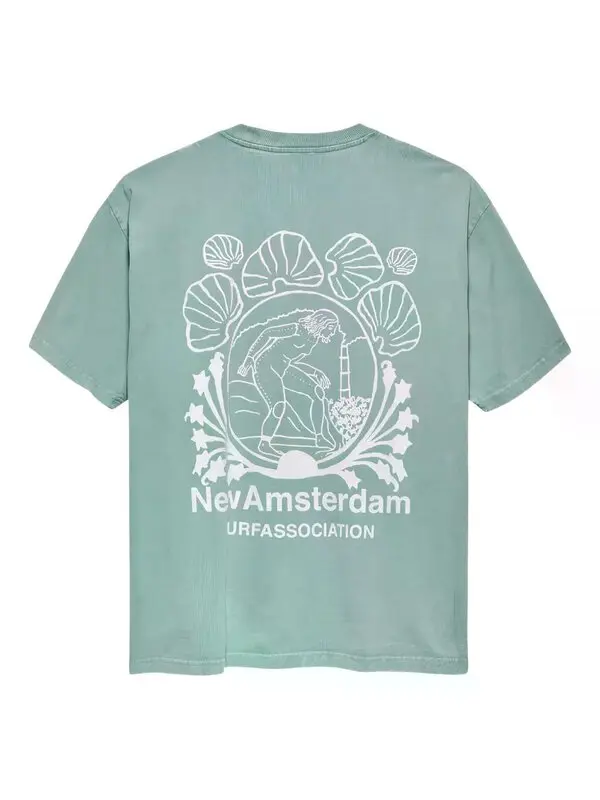 NEW AMSTERDAM SURF ASSOCIATION Lost Surfer Shell-print T-shirt