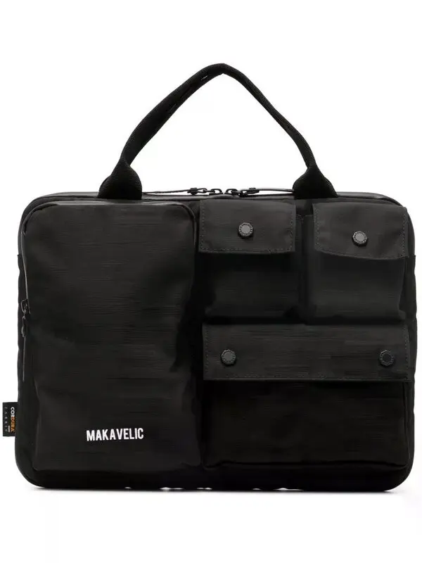 MAKAVELIC Logo-print Laptop Bag