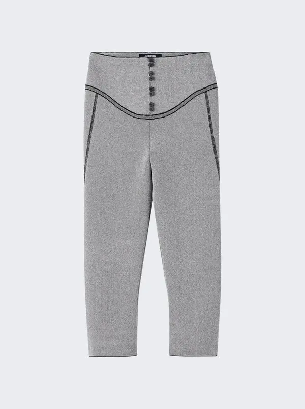 Jacquemus Les Leggings Sera Dark - Grey
