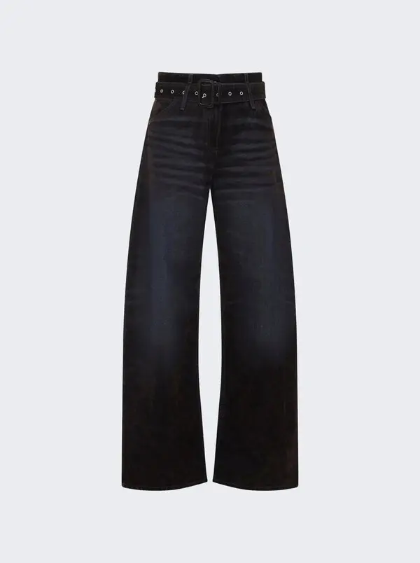 Acne Studios Belted Wide-leg Jeans