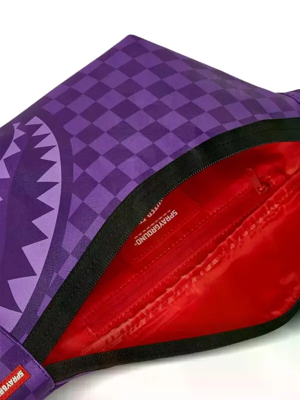 SPRAYGROUND Checked Shark-print Belt Bag