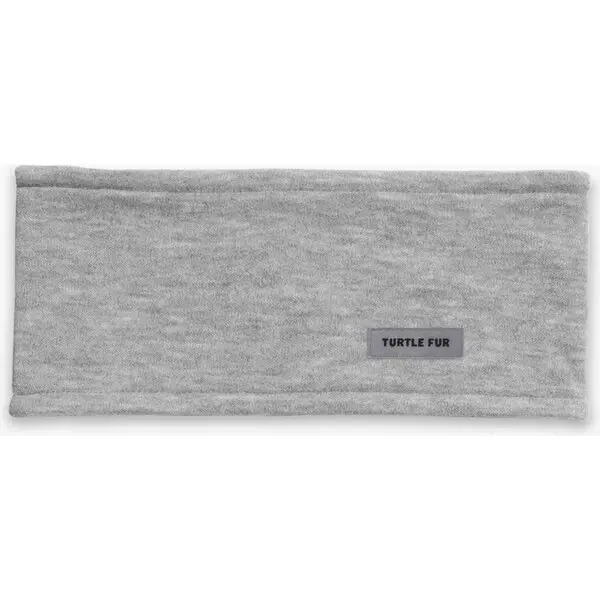 Turtle Fur Luxe Wide Headband - Silver