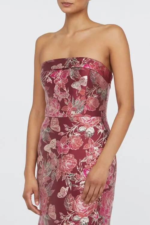 Theia Haven Strapless Gown