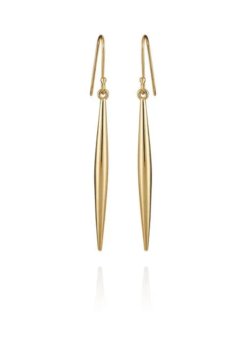 Vince Camuto Linear Drop Earrings - 14k Gold Plated