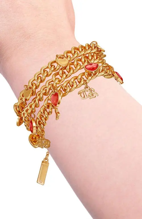 True Religion Charm Layered Bracelet