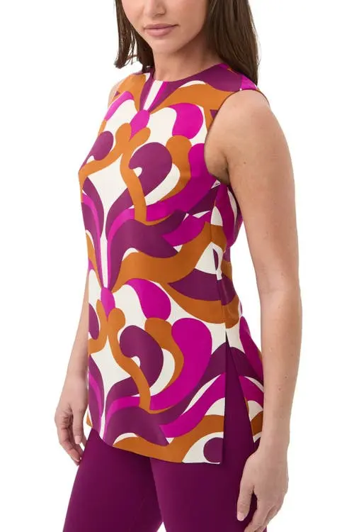Trina Turk Haruto Printed Sleeveless Top
