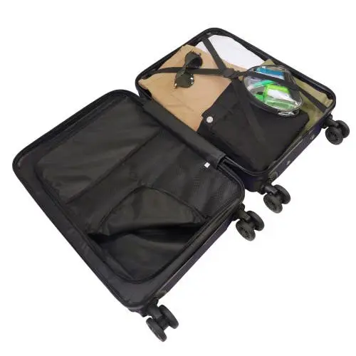 AMERICAN DREAMLINER 22.5" Hardside Carry-on Luggage - Navy