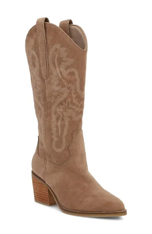 Mia Western Boot - Maple