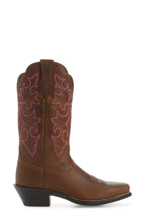 Ariat Roundup Western Boot - Powder Brown