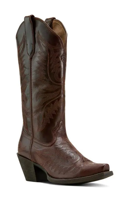 Ariat Round Up Collins Western Boot - Dark Red