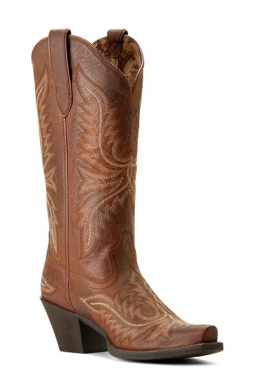 Ariat Round Up Collins Western Boot - Rafter Tan