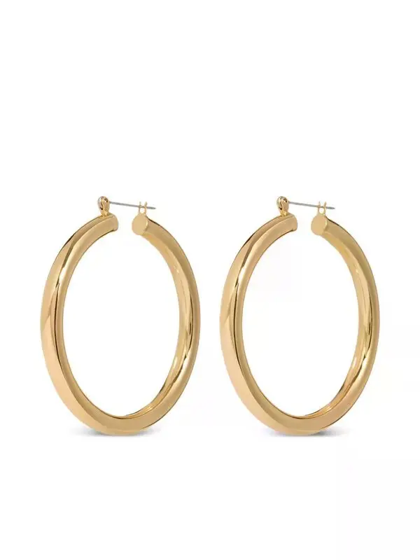 LUV AJ Amalfi Tube Hoop Earrings - Gold