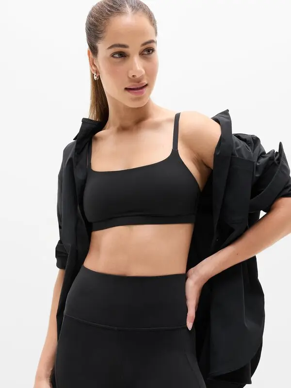 Athleta Bodymove Scoop Bralette A-c - Black