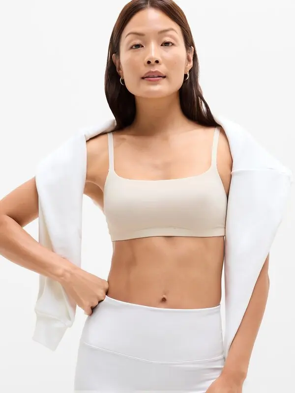 Athleta Bodymove Scoop Bralette A-c - Bone