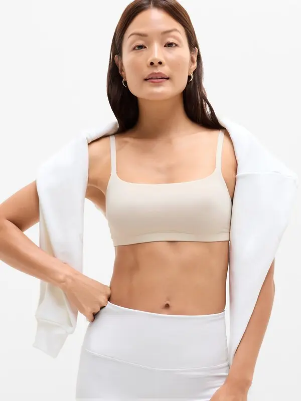 Athleta Bodymove Scoop Bralette A-c - Bone