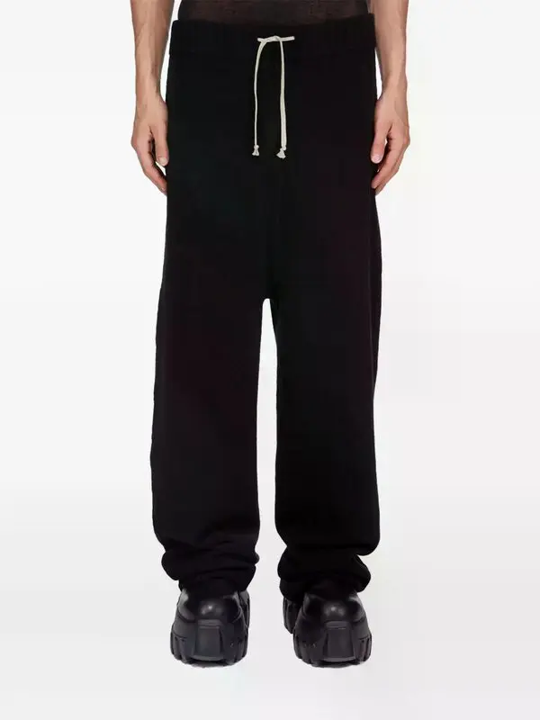 Rick Owens Ribbed-cuff Drawstring Trousers