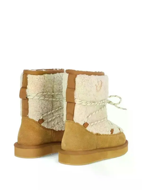 MEXX Lace-up Shearling Boots
