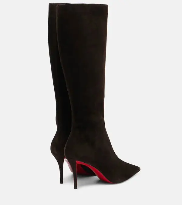 CHRISTIAN LOUBOUTIN Suede Knee-high Boots