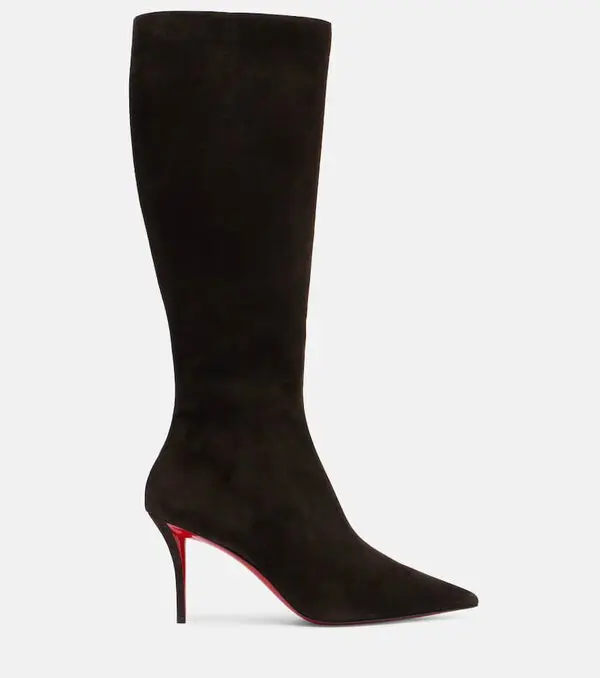 CHRISTIAN LOUBOUTIN Suede Knee-high Boots