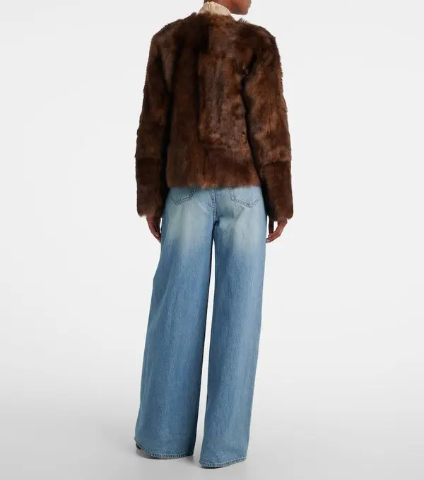Zimmermann Hypnotic Shearling Jacket - Brown