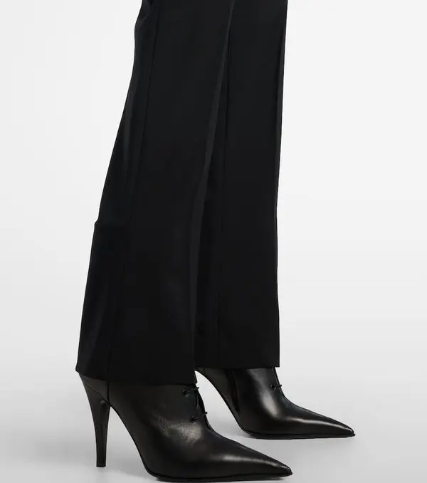 Alexander McQueen Wool Gabardine Suit Pants