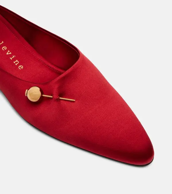 HERBERT LEVINE Sleep On Satin Mules