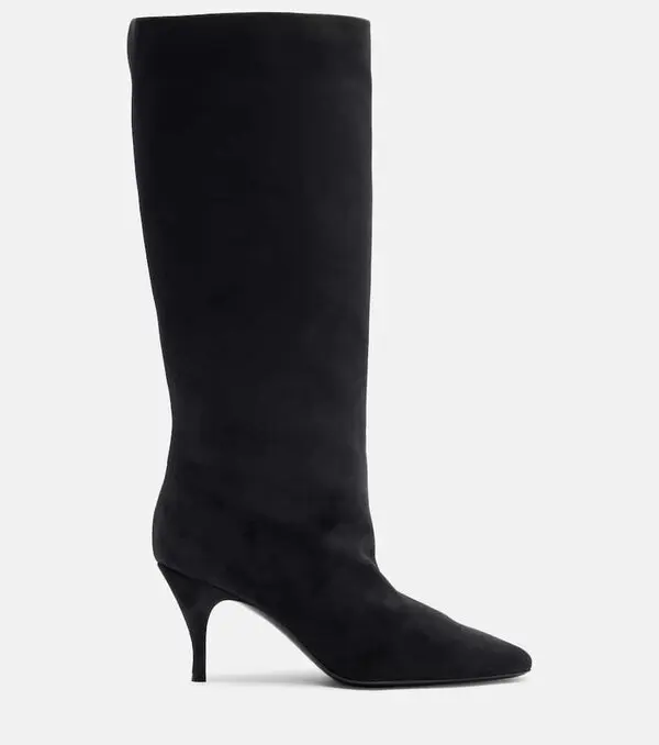 HERBERT LEVINE Silhouette Suede Knee-high Boots