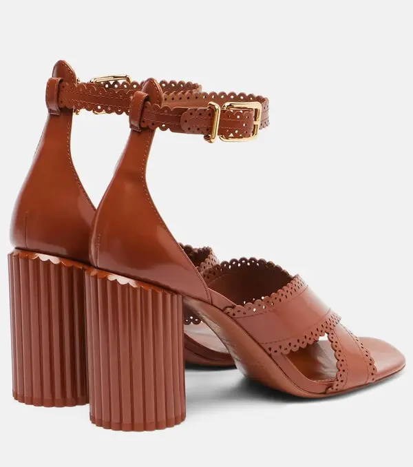 Zimmermann Eddie 85 Leather Sandals