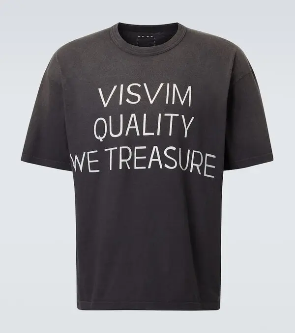 Visvim Jumbo Printed Cotton-blend T-shirt
