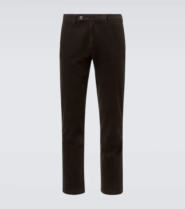 Sunspel Corduroy Straight Leg Trousers