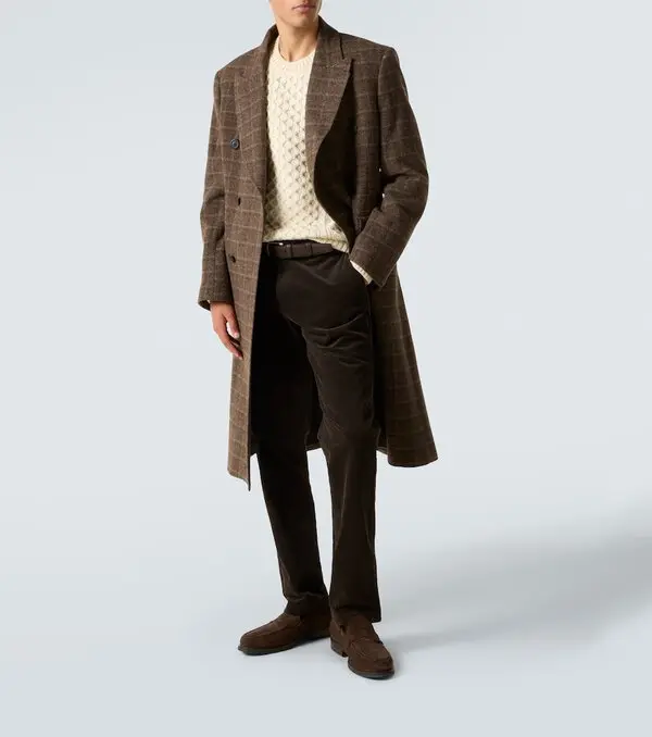 Sunspel Corduroy Straight Leg Trousers