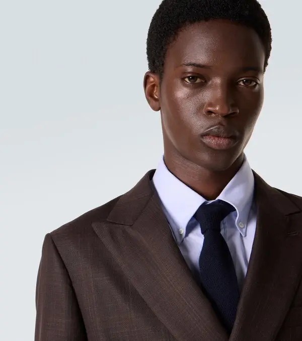 Zegna Cashmere Tie - Blue