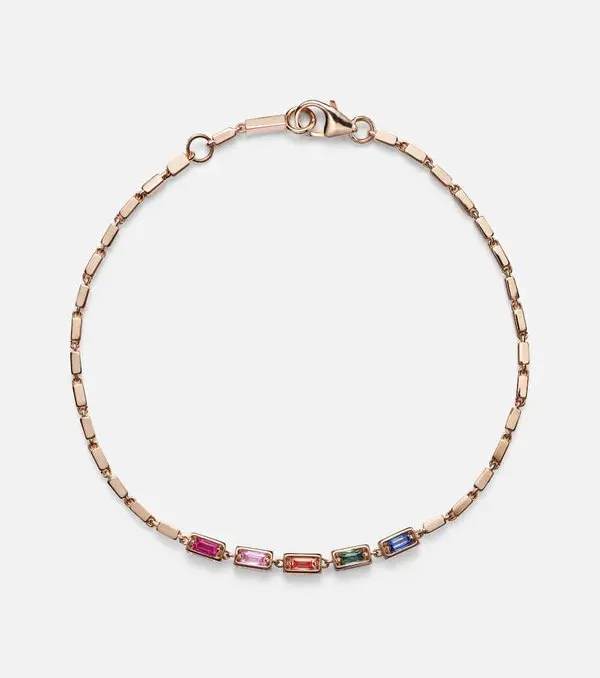 SUZANNE KALAN Block-chain Mini Bangle - Gold