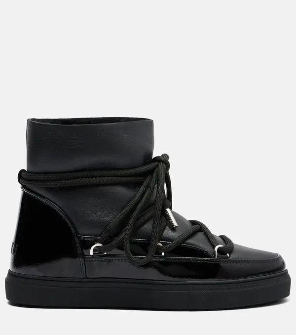 Inuikii Gloss Leather Snow Boots
