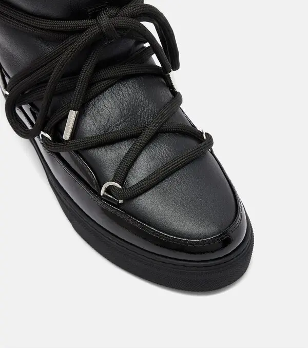 Inuikii Gloss Leather Snow Boots
