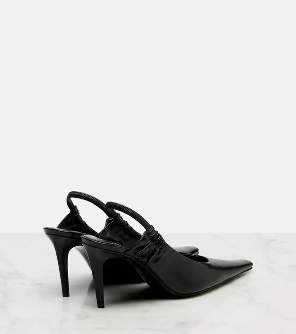 Saint Laurent Leather Slingback Pumps