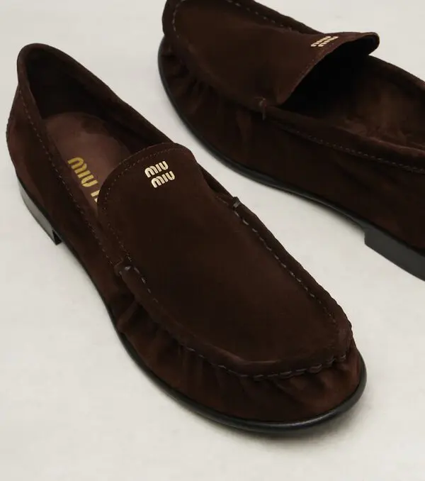 Miu Miu Suede Loafers