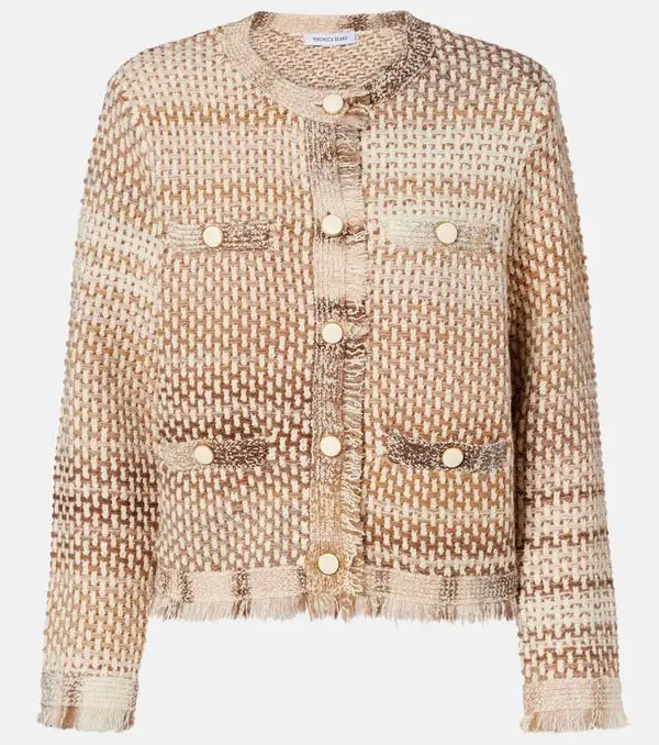 Veronica Beard Sariyah Cotton And Wool-blend Jacket - Multicoloured