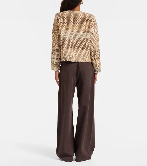 Veronica Beard Sariyah Cotton And Wool-blend Jacket - Multicoloured