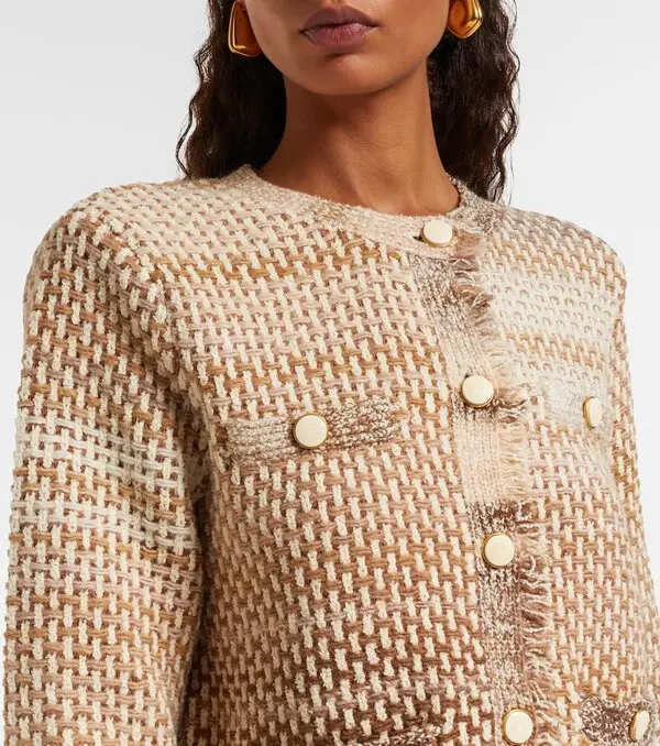 Veronica Beard Sariyah Cotton And Wool-blend Jacket - Multicoloured