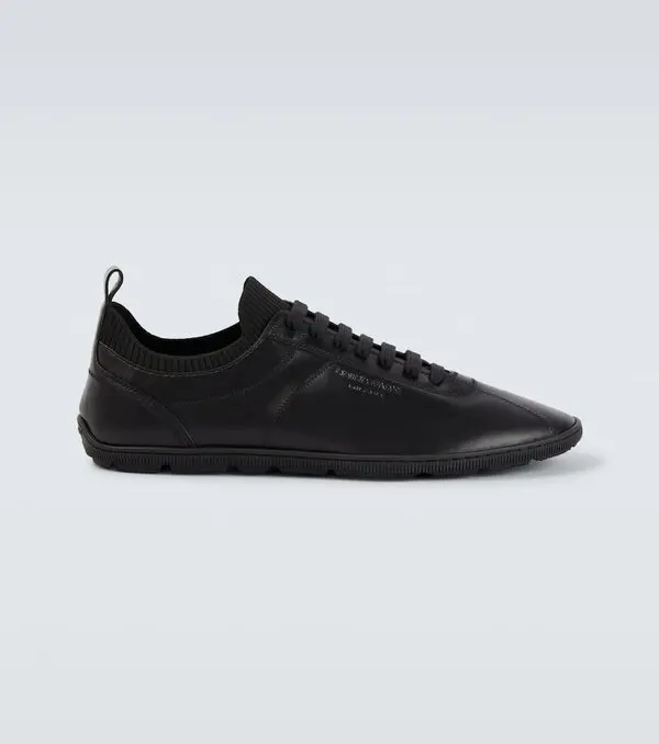 Giorgio Armani Leather Sneakers