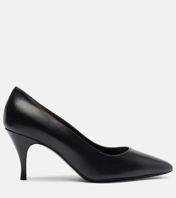 HERBERT LEVINE Pure And Simple Leather Pumps - Black
